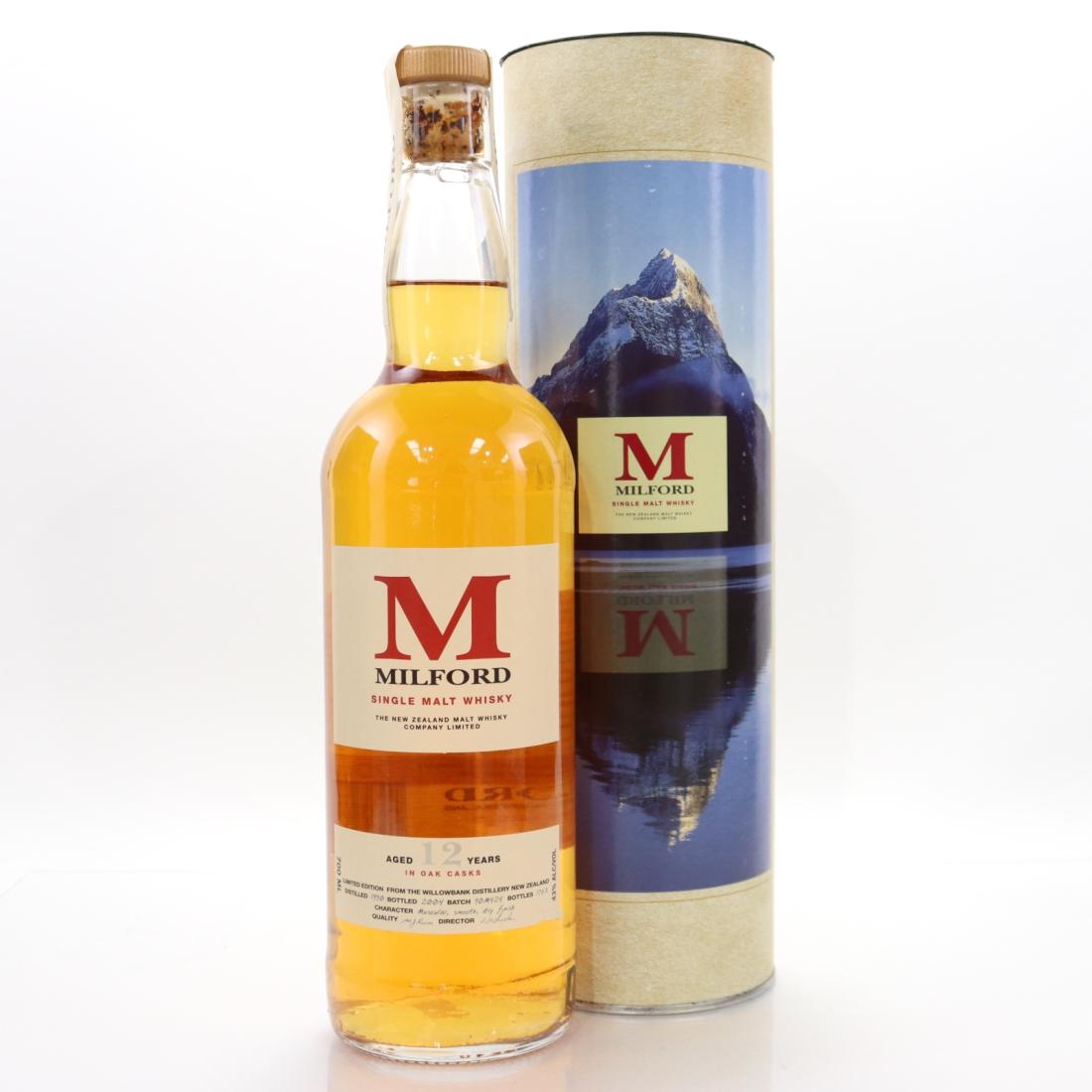 Milford 1990 12 Year Old New Zealand Single Malt Whisky | Whisky Auctioneer
