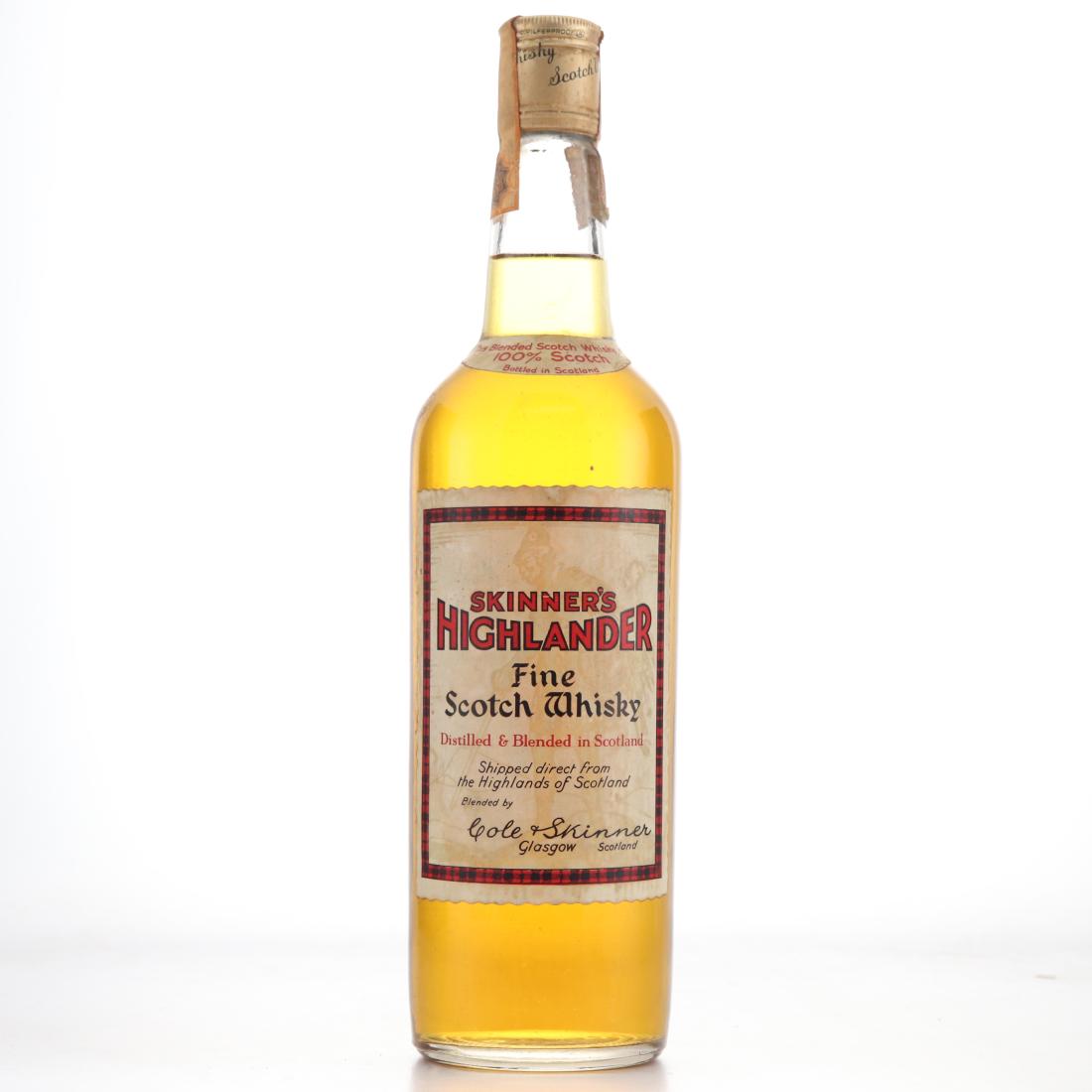 Skinner's Highlander Fine Scotch Whisky 1970s Whisky | Whisky Auctioneer