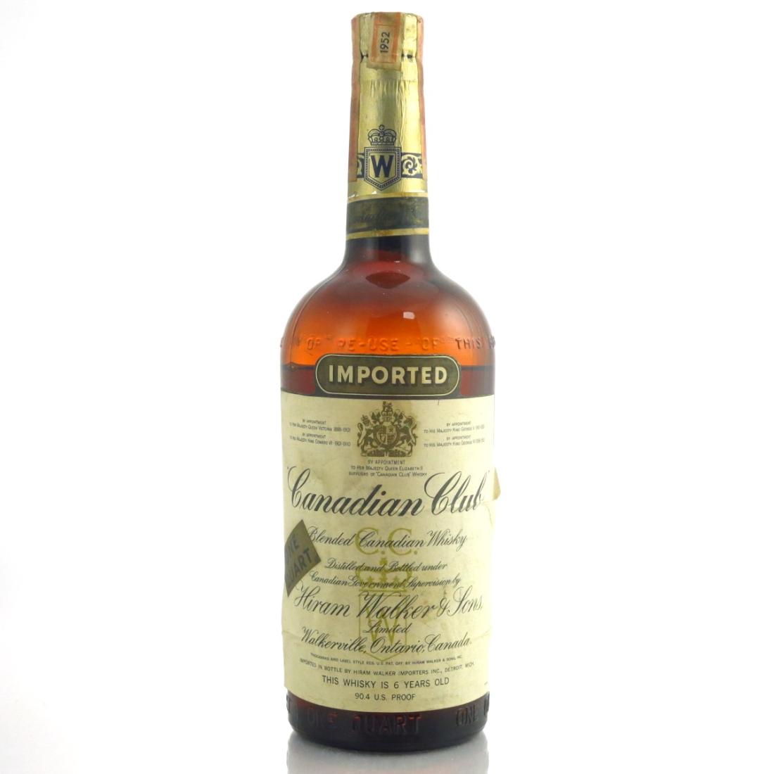 Canadian Club 1952 6 Year Old Whisky | Whisky Auctioneer