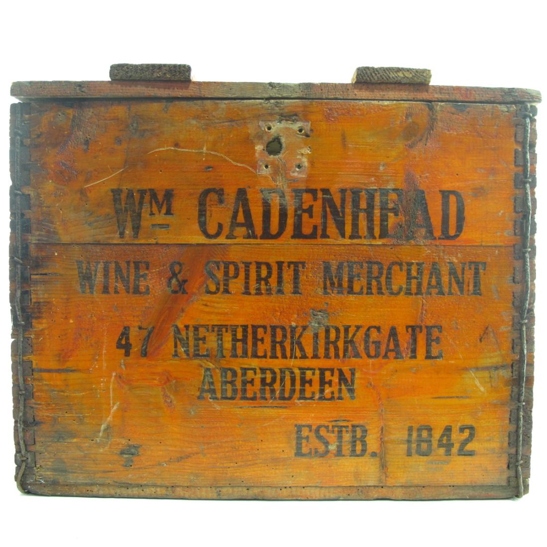 Wm Cadenhead Wooden Case Whisky | Whisky Auctioneer