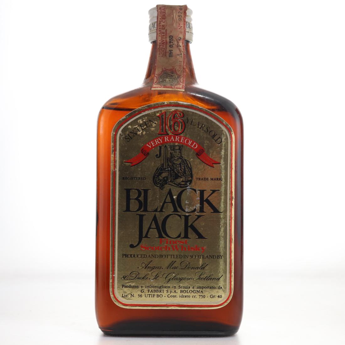Black Jack 16 Year Old Finest Scotch Whisky Whisky | Whisky Auctioneer