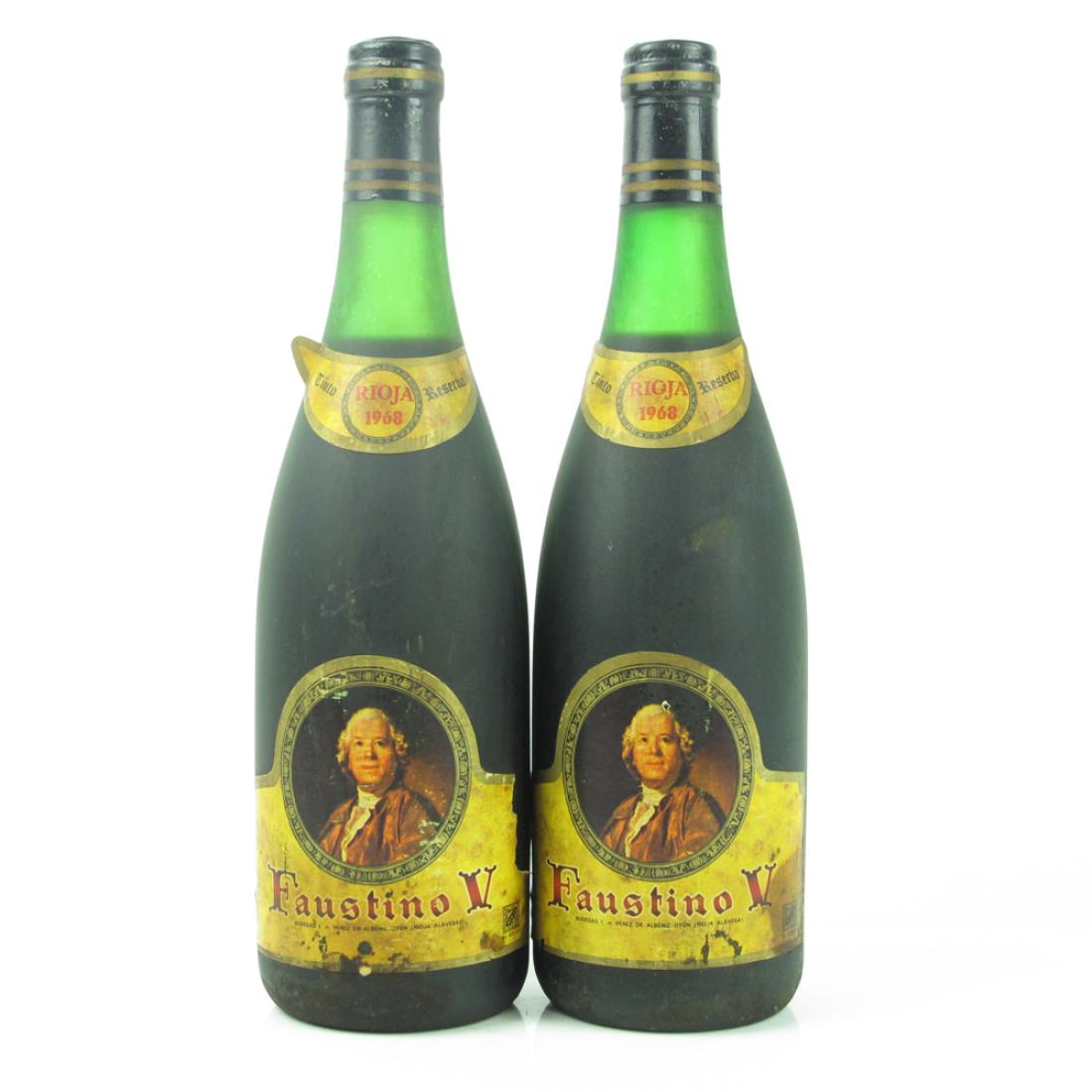 Faustino V 1968 Rioja Reserva 2x75cl Whisky | Whisky Auctioneer
