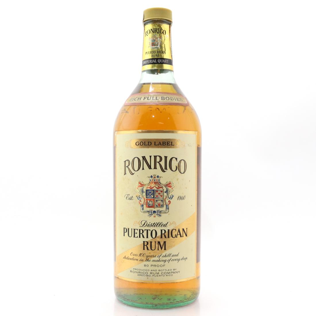 Ronrico Gold Label Puerto Rican Rum Whisky | Whisky Auctioneer