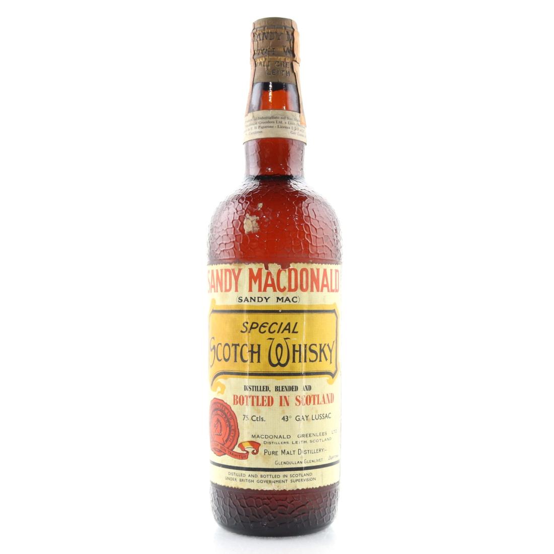 Sandy MacDonald Special Scotch Whisky 1950s Whisky | Whisky Auctioneer