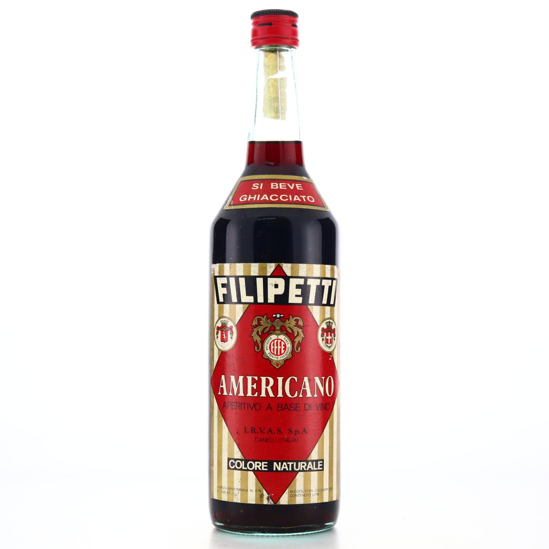 Filipetti Americano Aperitif 1960's Whisky | Whisky Auctioneer