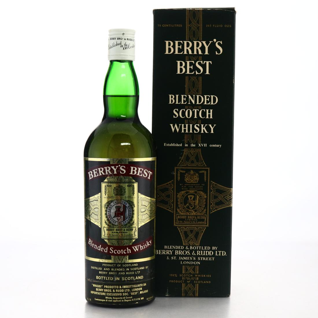 Berry's Best 8 Year Old Scotch Whisky 1980s Whisky | Whisky Auctioneer