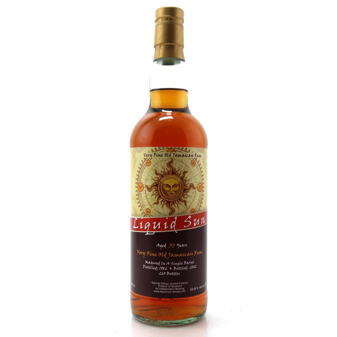 Jamaica Rum 1982 Liquid Sun 30 Year Old Whisky | Whisky Auctioneer