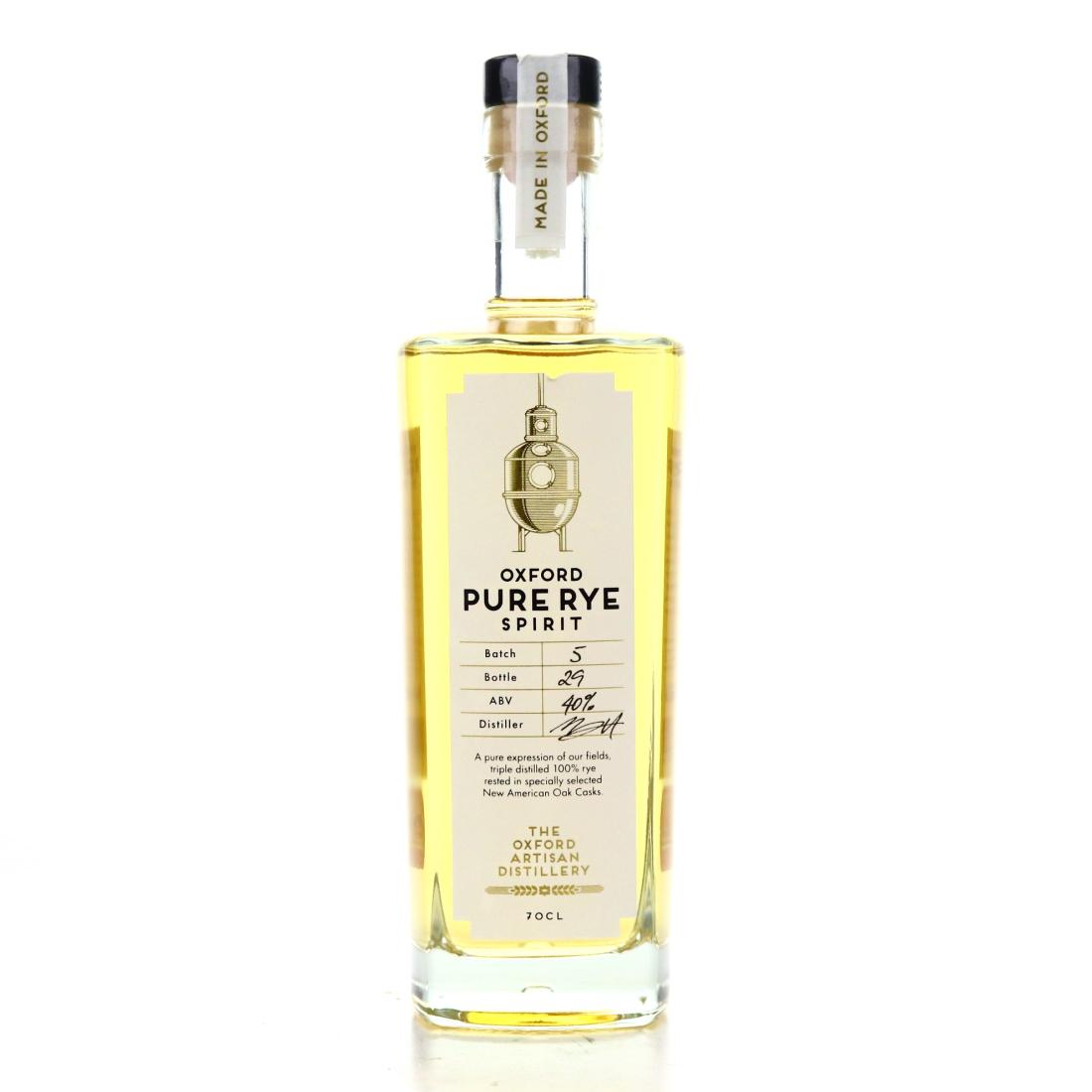 Oxford Pure Rye Spirit Oxford Artisan Distillery Whisky | Whisky Auctioneer