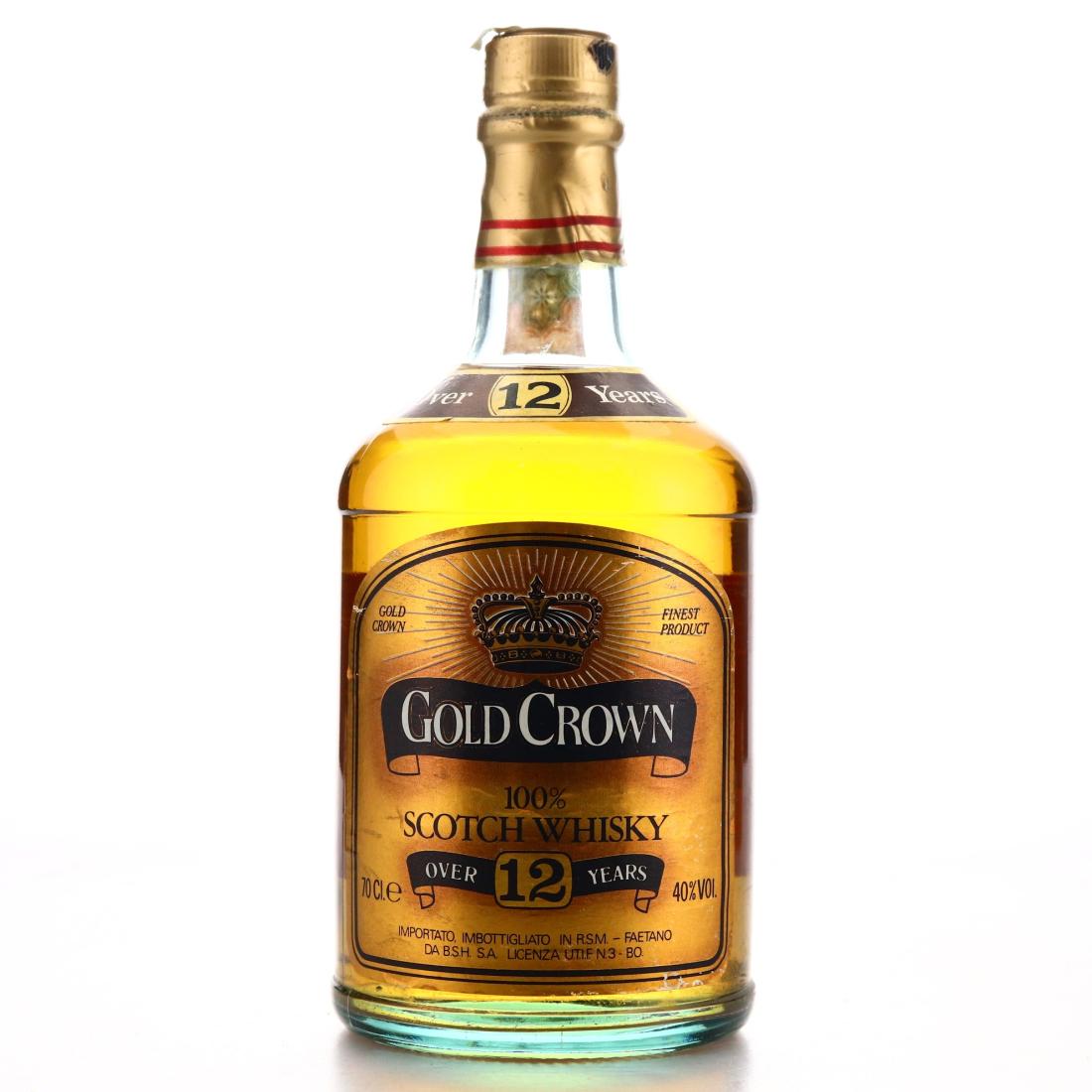 Gold Crown 12 Year Old Whisky | Whisky Auctioneer