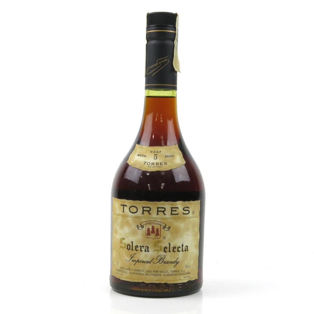 Torres Solera Selecta Imperial Brandy Whisky | Whisky Auctioneer