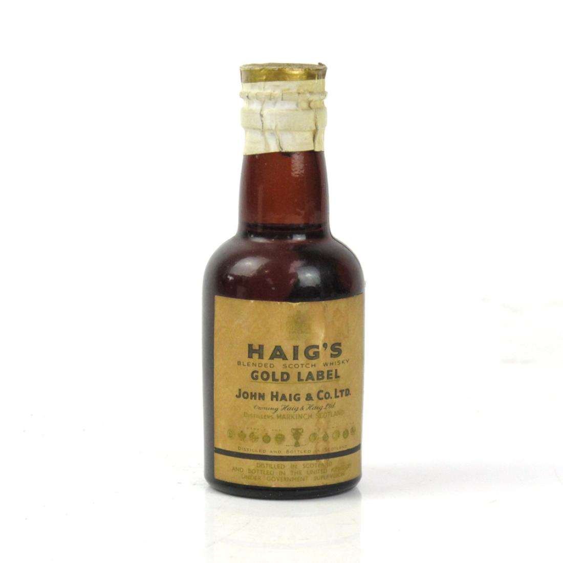 Haig's Gold Label Miniature 5cl Circa 1930s Whisky | Whisky Auctioneer