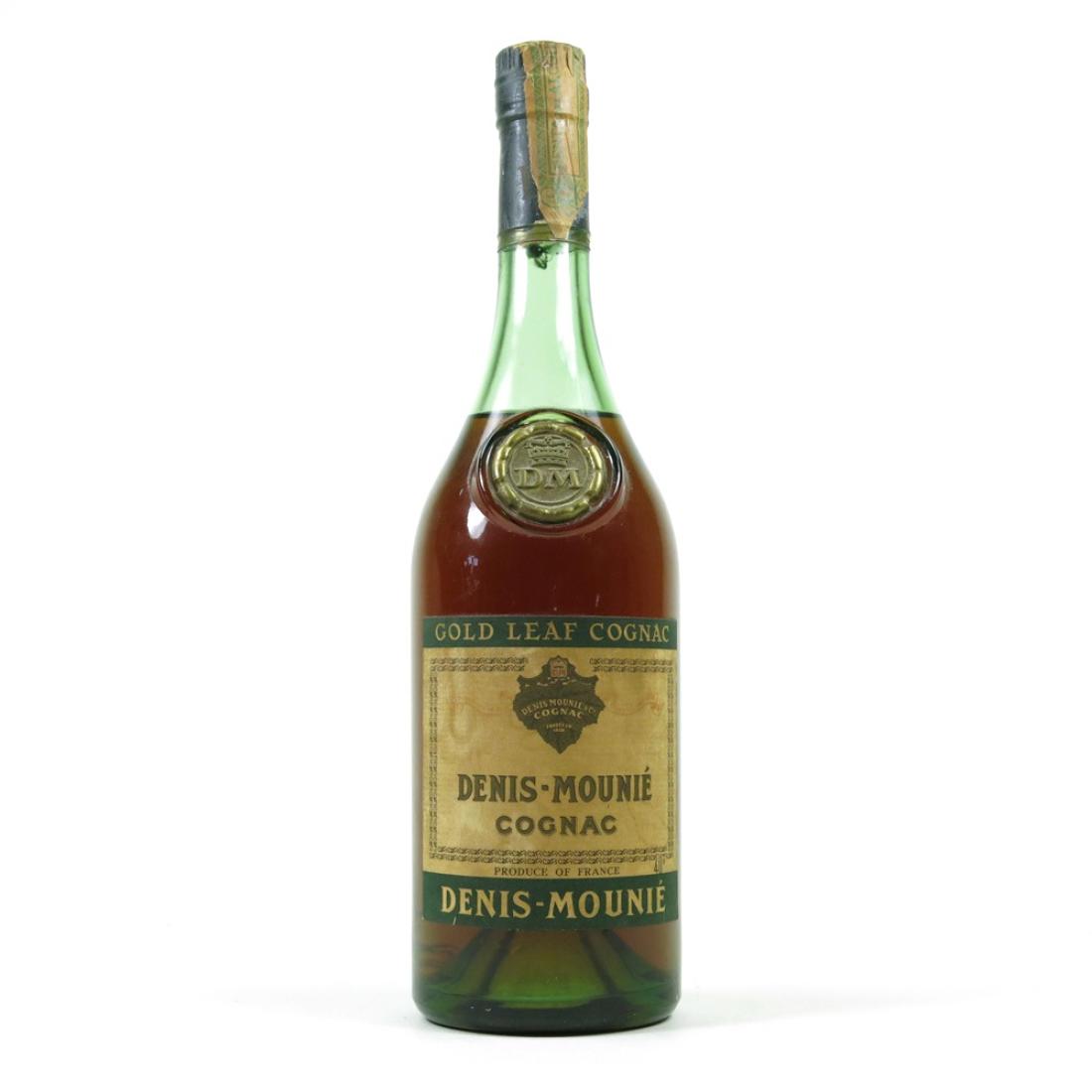 Denis-Mounie Grande Reserve Gold Leaf Cognac 1950s/1960s Whisky ...