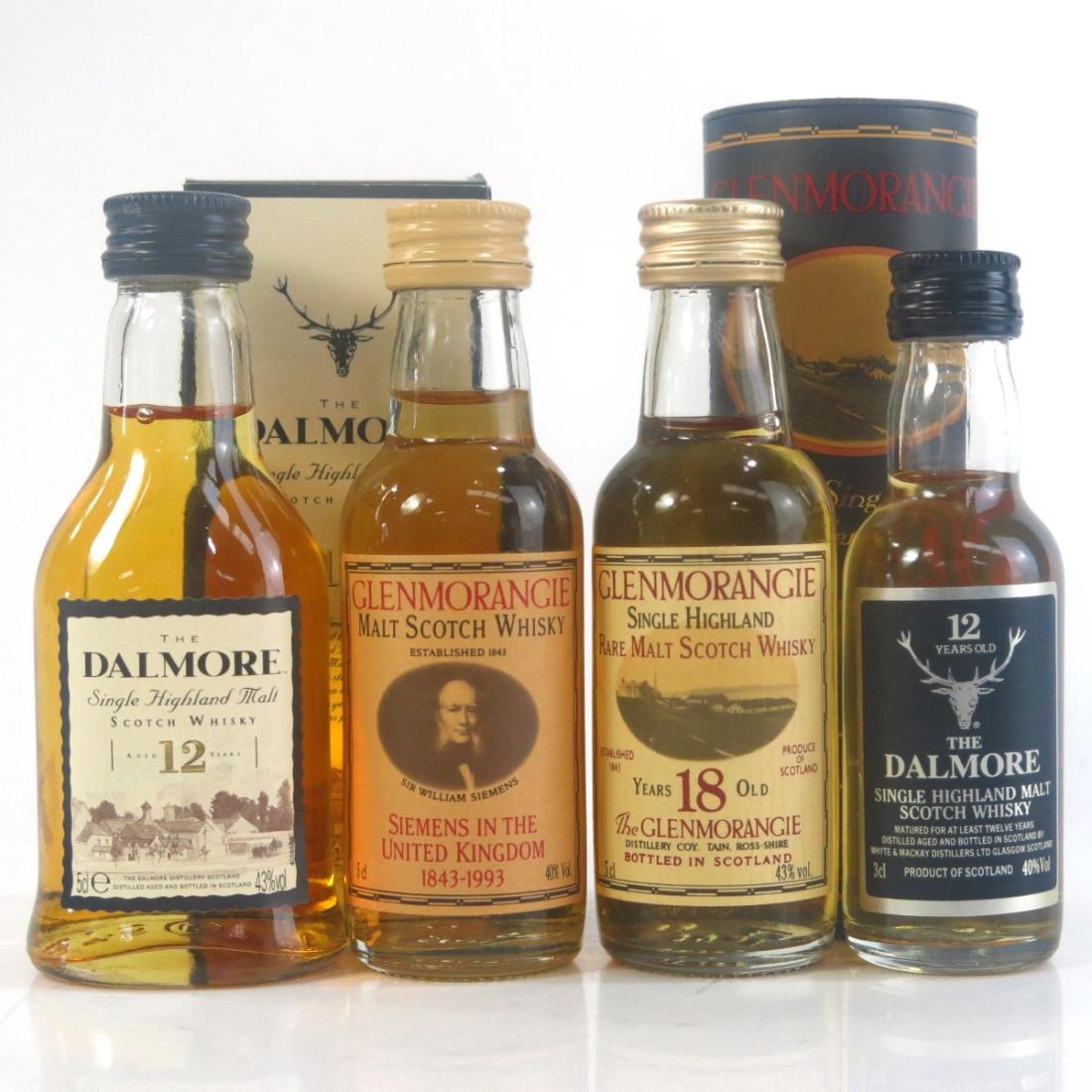 Dalmore & Glenmorangie Miniatures x 4 Whisky | Whisky Auctioneer