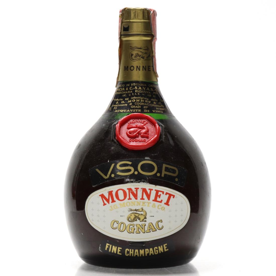 Monnet VSOP Fine Champagne Cognac 1970s Whisky | Whisky Auctioneer