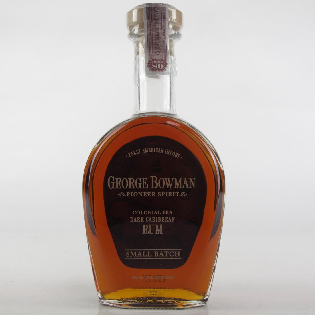 George Bowman Small Batch Caribbean Rum Whisky | Whisky Auctioneer