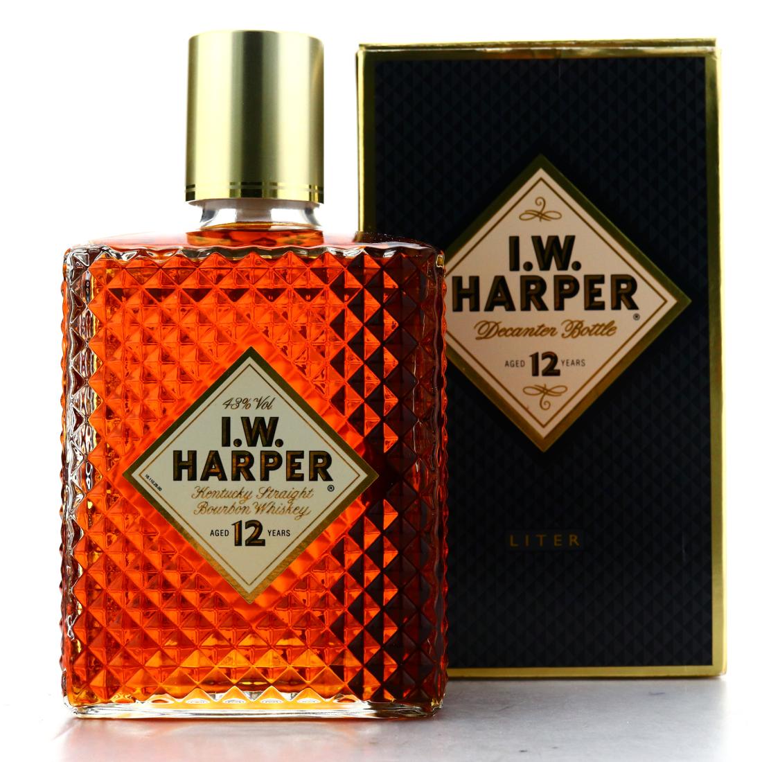 I.W. Harper 12 Year Old Kentucky Straight Bourbon - Duty Free Whisky ...
