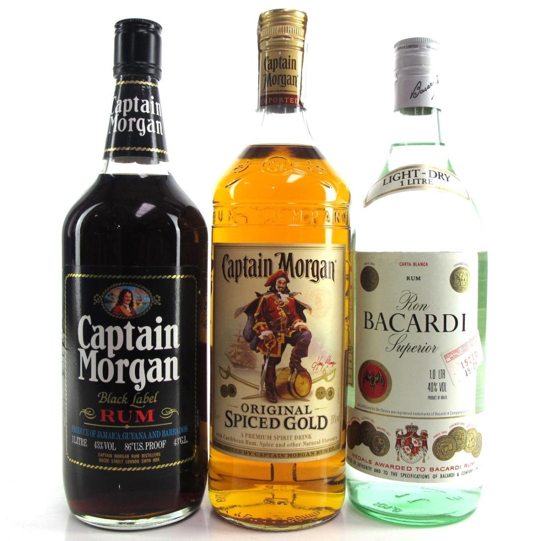 Rum Selection - Including Captain Morgan Whisky | Whisky Auctioneer