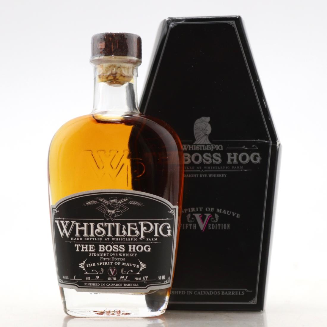 Whistlepig 13 Year Old Single Barrel Rye Miniature - The Boss Hog 5th ...