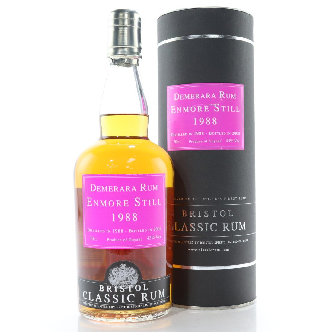 Enmore 1988 Bristol Classic Demerara Rum 20 Year Old Whisky | Whisky ...