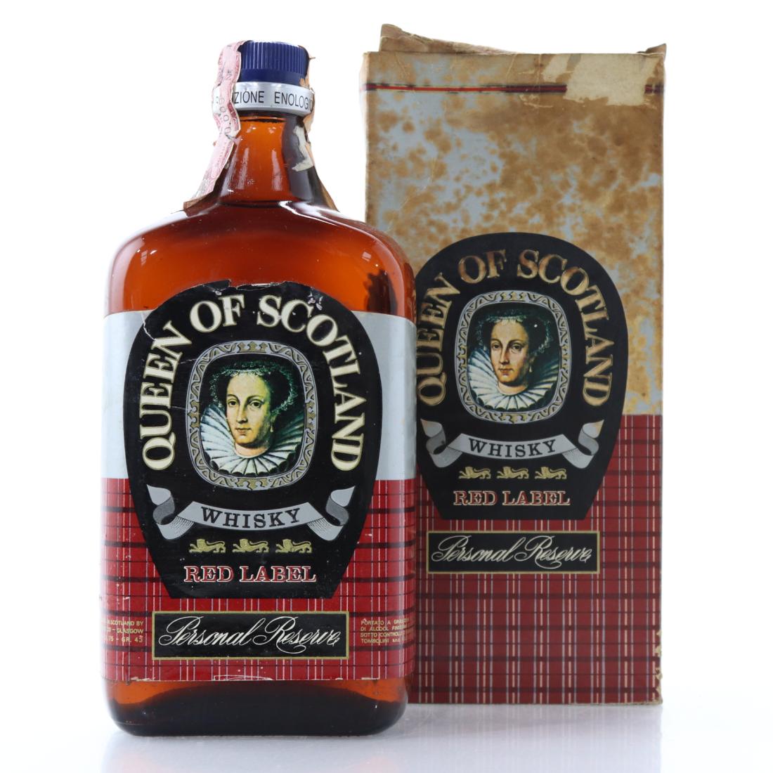 Queen of Scots Red Label Personal Reserve circa 1970s Whisky | Whisky ...