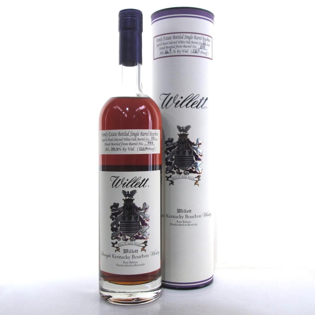 Willett Family Estate 22 Year Old Single Barrel Bourbon #B49 / Wheated Whisky | Whisky Auctioneer