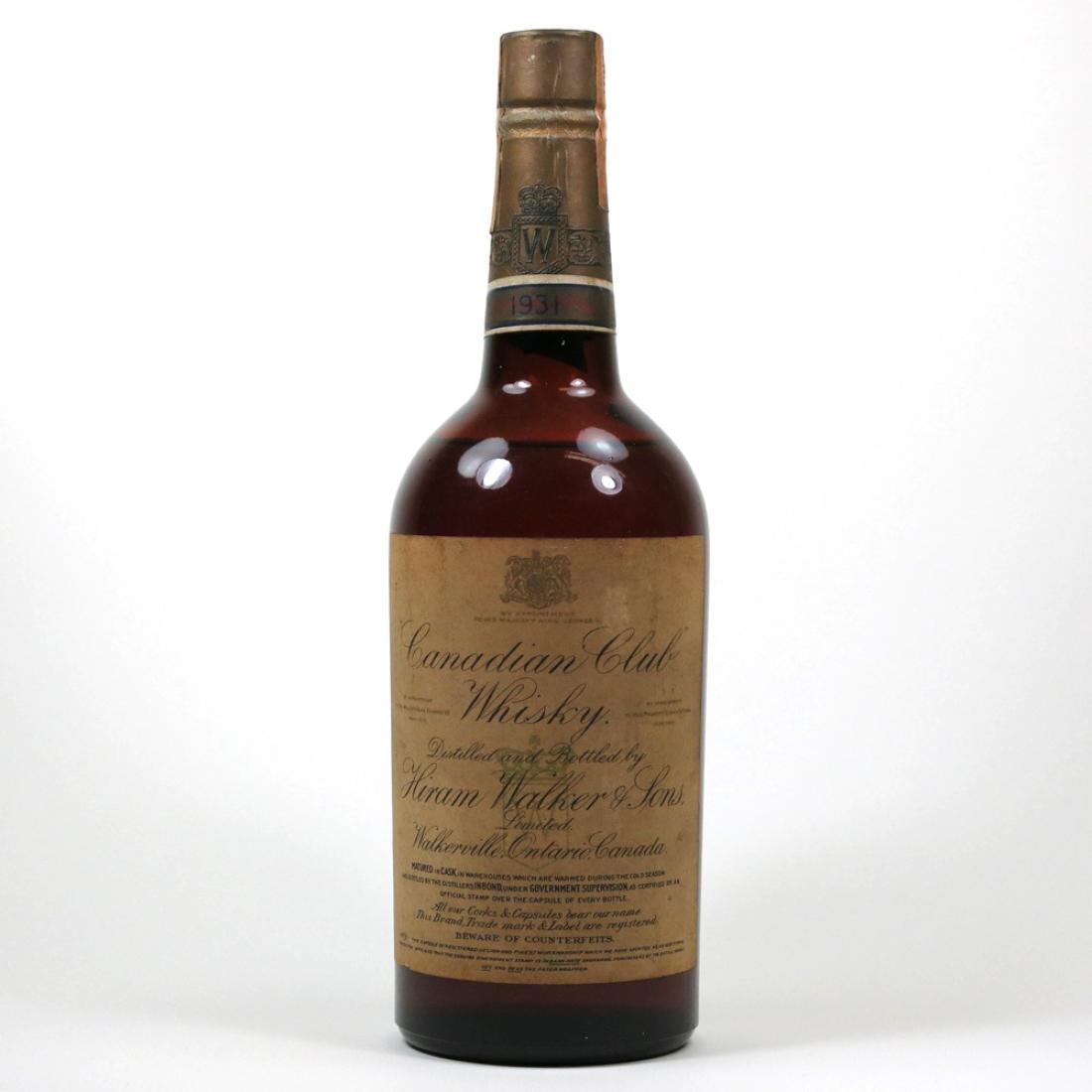 Canadian Club 1931 Whisky | Whisky Auctioneer