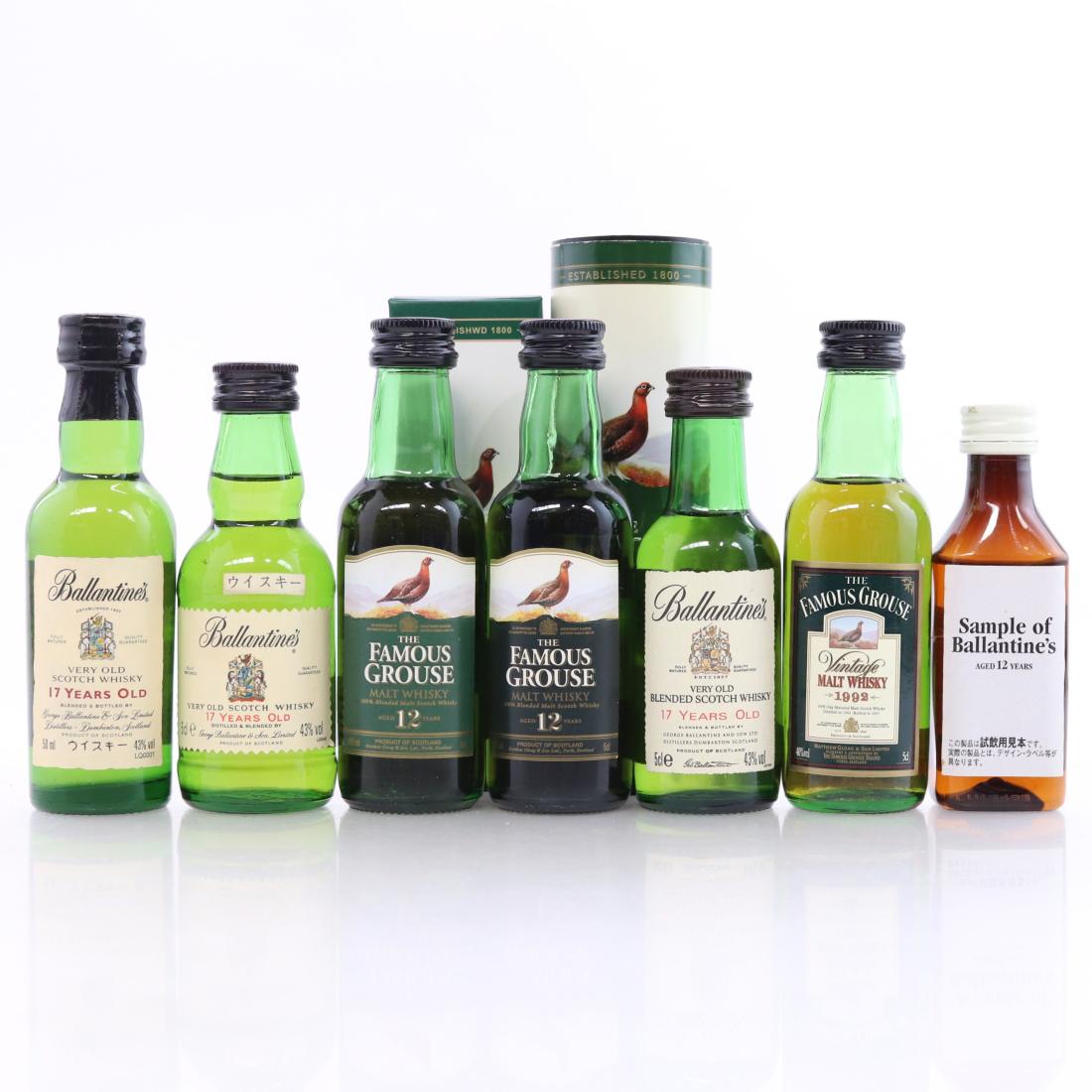 Ballantine's & Famous Grouse Miniature Selection Whisky | Whisky Auctioneer