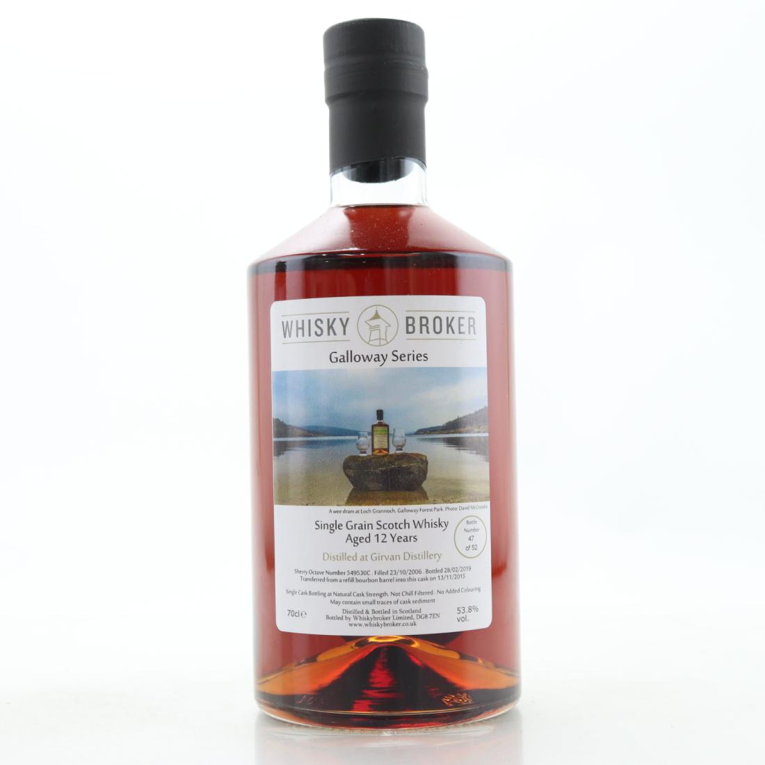 Girvan 2006 Whisky Broker 12 Year Old / Galloway Series Whisky | Whisky Auctioneer