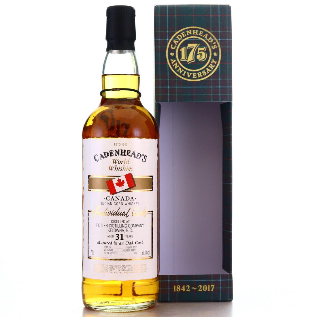 Potter Distilling Company 31 year Old Cadenhead's World Whiskies Whisky ...