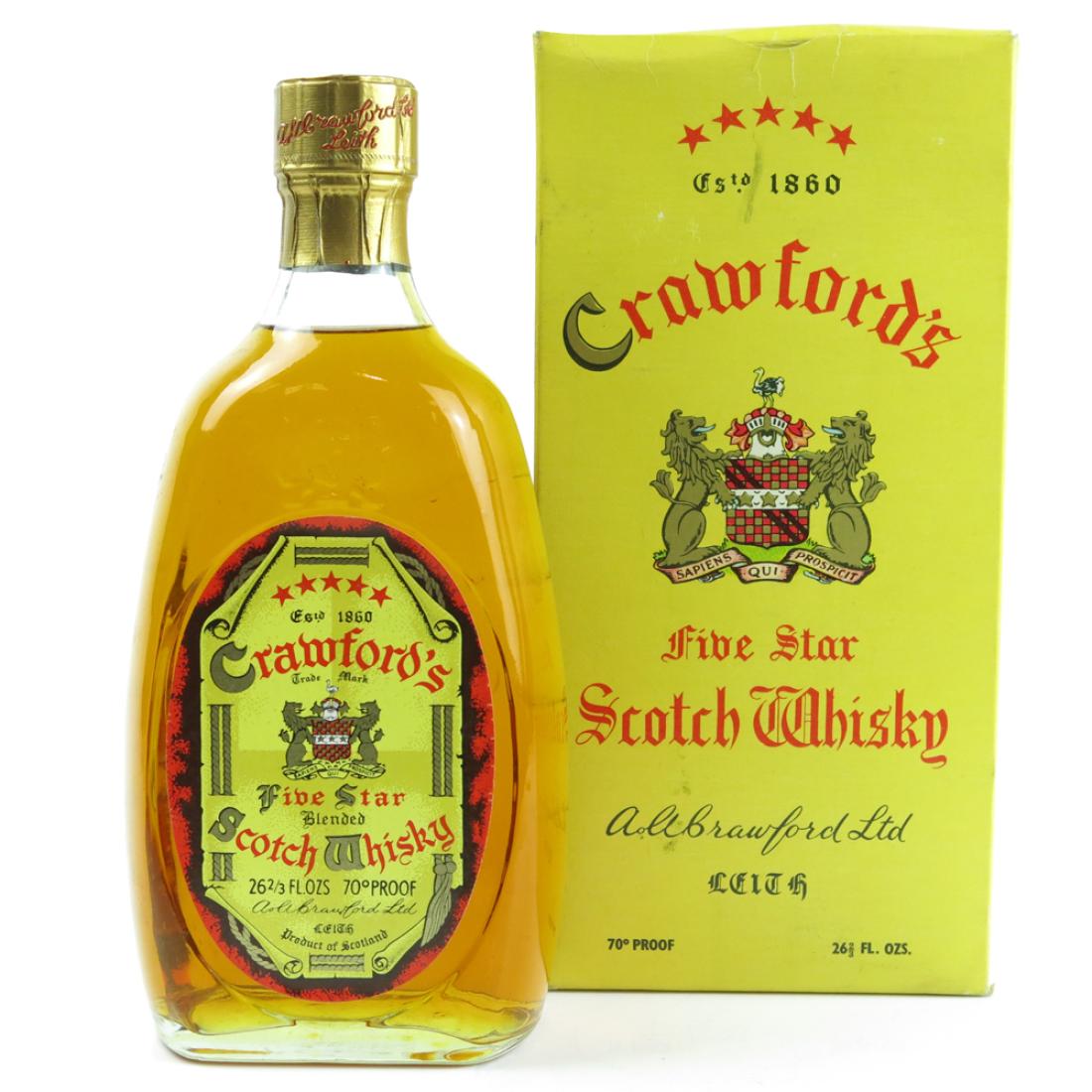 Crawford's Five Star Circa 1970s Whisky | Whisky Auctioneer