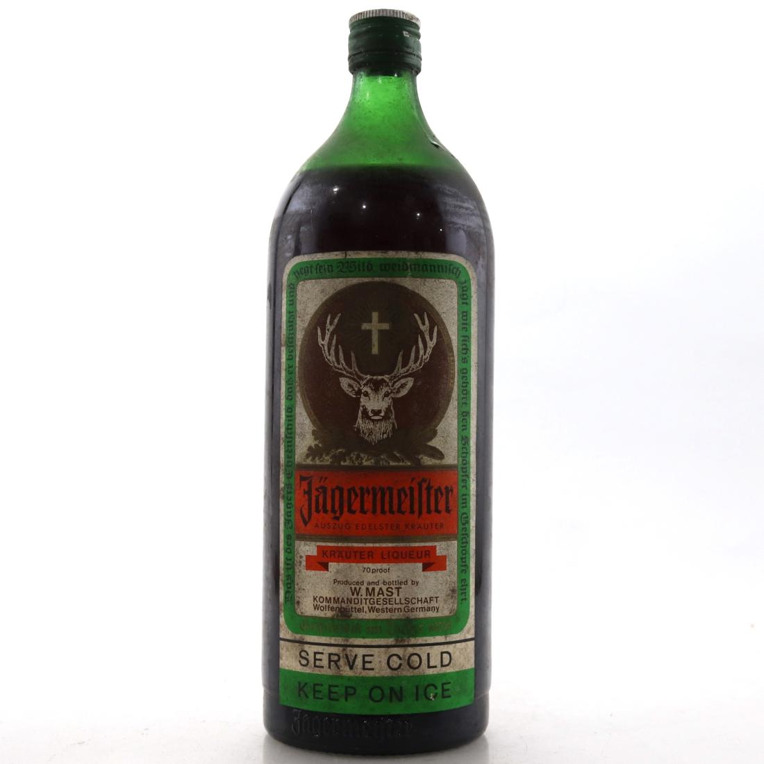 Jagermeister 1 Litre 1970s Whisky | Whisky Auctioneer