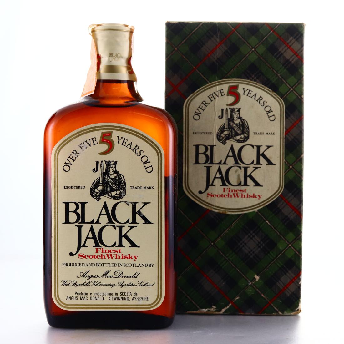 Black Jack 5 Year Old Finest Scotch Whisky Whisky | Whisky Auctioneer