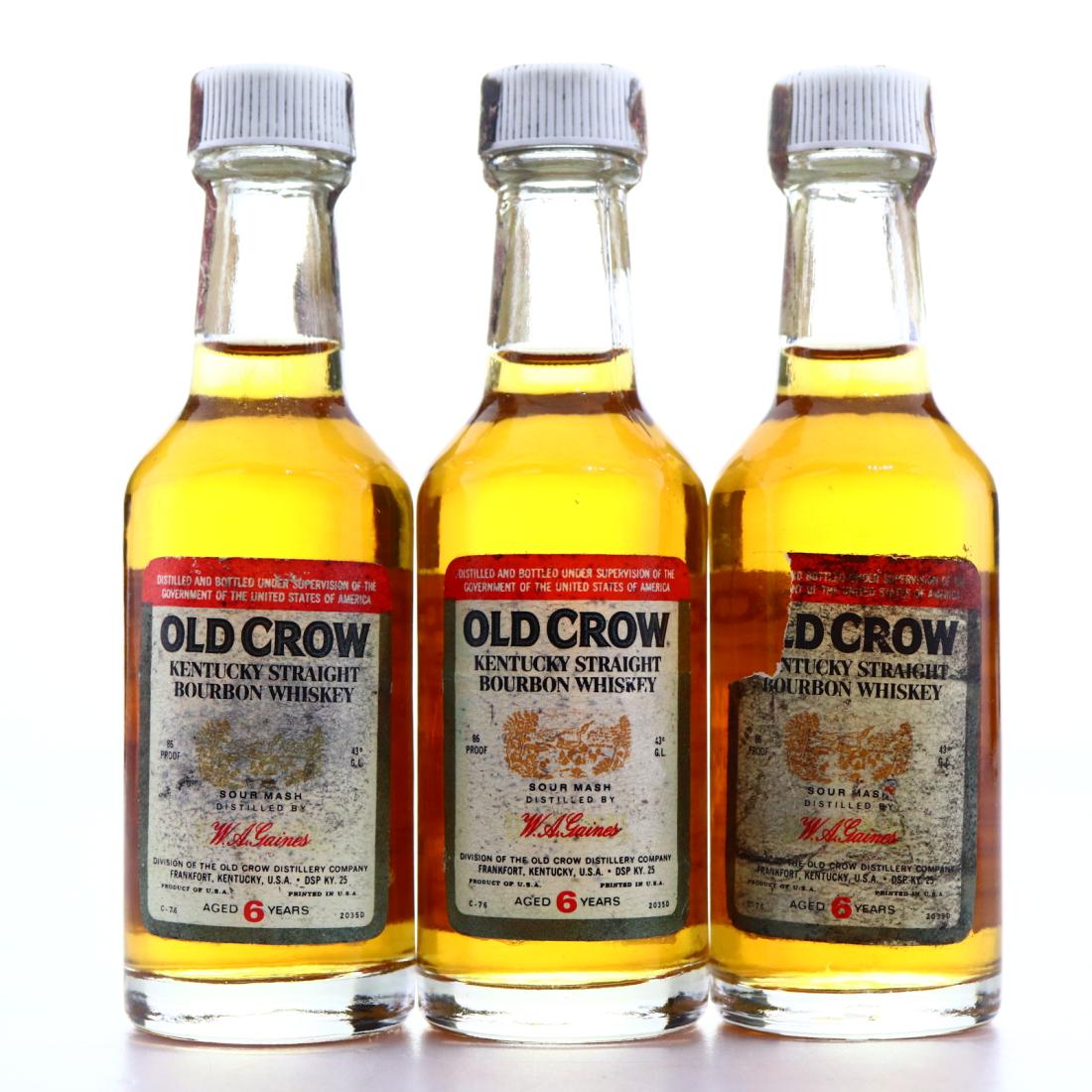 Old Crow Miniature x 3 1960s/70s Whisky | Whisky Auctioneer