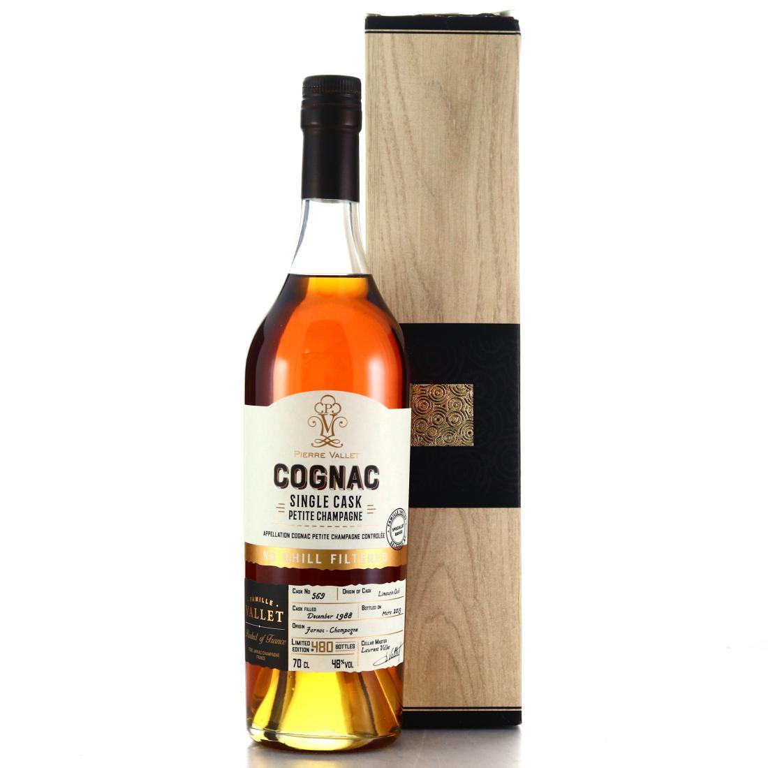 Pierre Vallet 1988 Single Cask Cognac #569 Whisky | Whisky Auctioneer