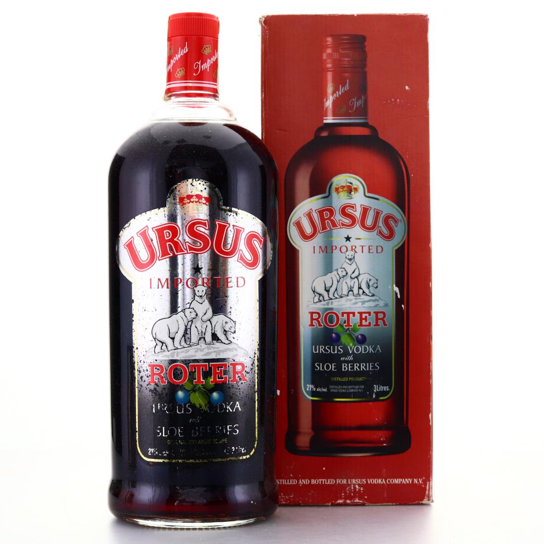 Ursus Roter Sloe Berry Dutch Vodka Whisky | Whisky Auctioneer