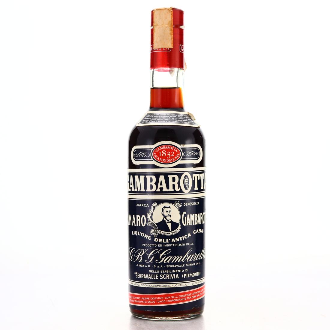 Gambarotta Amaro 1970s Whisky | Whisky Auctioneer