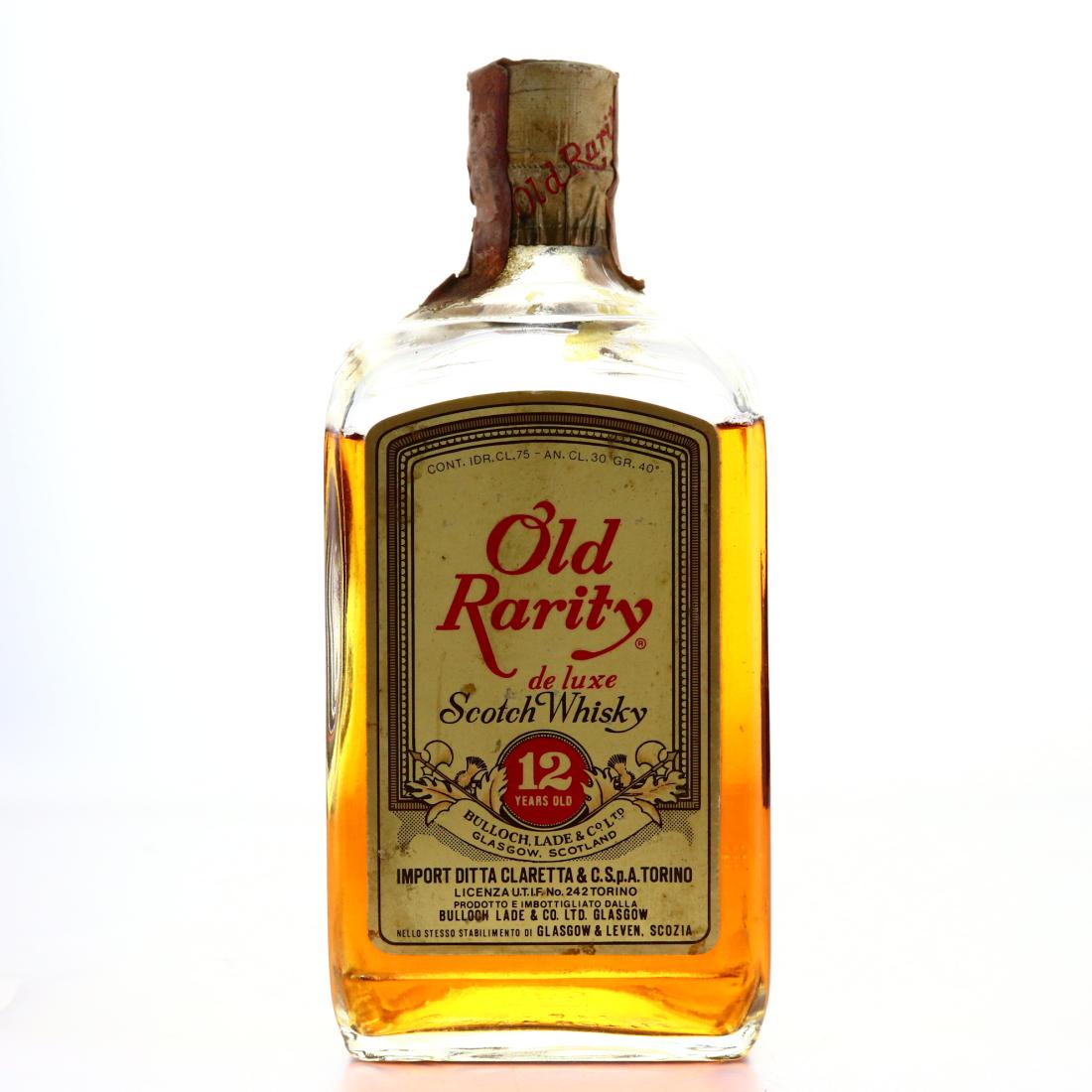 Old Rarity 12 Year Old De Luxe 1960s Whisky | Whisky Auctioneer
