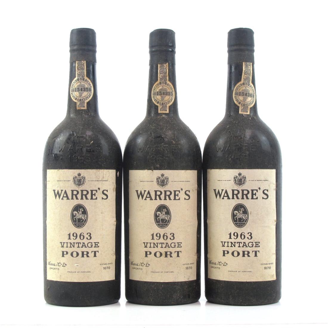 Warre's 1963 Vintage Port 3 x 70cl Whisky | Whisky Auctioneer