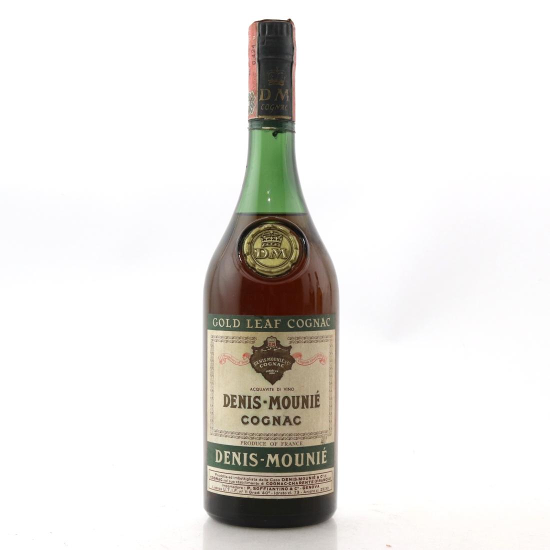 Denis-Mounie Gold Leaf Cognac 1970s Whisky | Whisky Auctioneer