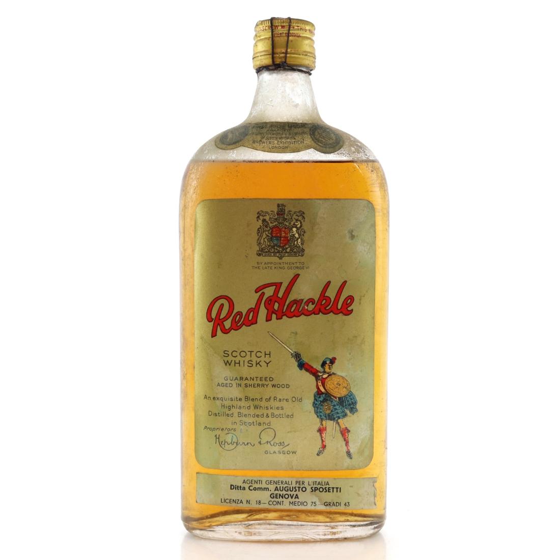 Red Hackle Scotch Whisky circa 1950s Whisky | Whisky Auctioneer
