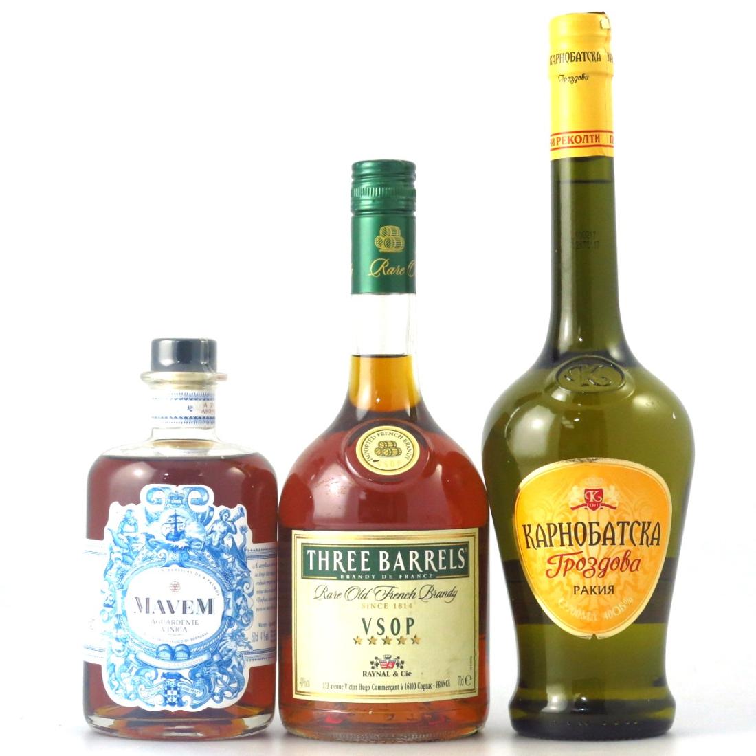 European Brandy Selection x 3 Whisky | Whisky Auctioneer