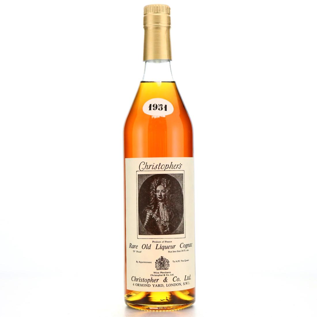 Christopher's 1951 Rare Old Liqueur Cognac Whisky | Whisky Auctioneer