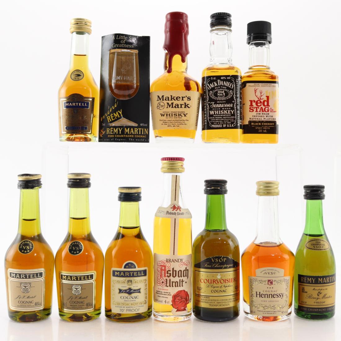 Brandy & Whiskey Miniatures x 12 Whisky | Whisky Auctioneer