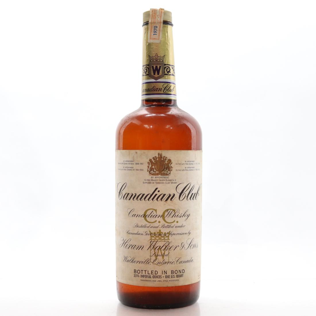 Canadian Club 1970 Quart Whisky | Whisky Auctioneer