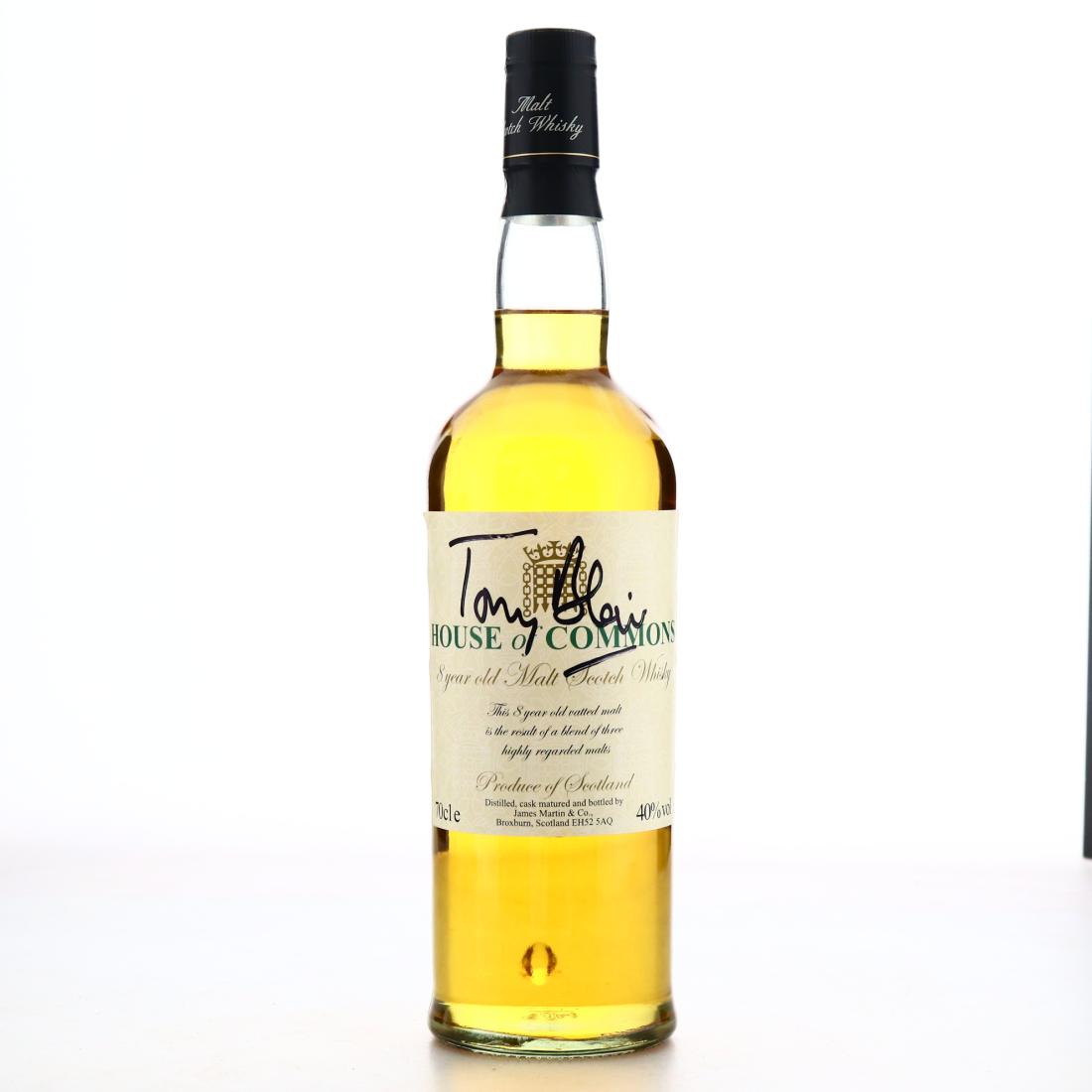 House of Commons 8 Year Old / Signed by Tony Blair Whisky | Whisky Auctioneer