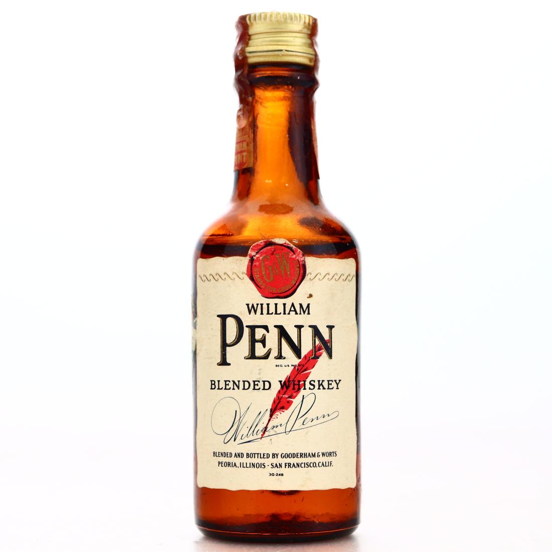 William Penn Blended Whiskey Miniature 1965 Whisky | Whisky Auctioneer
