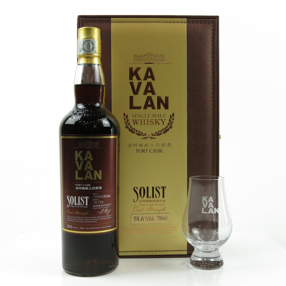 Kavalan Solist Port Cask / Including Glass Whisky | Whisky Auctioneer