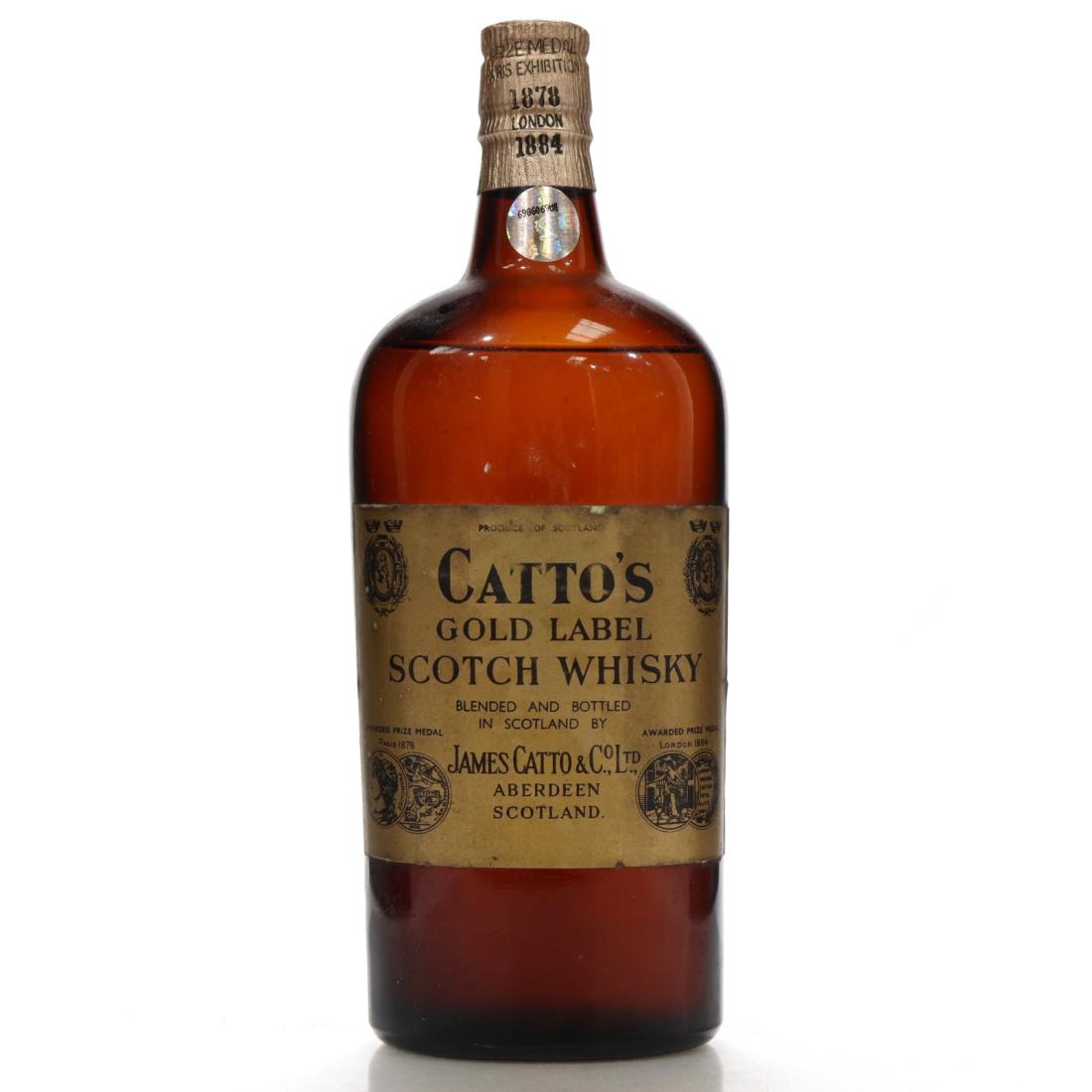 Catto's Gold Label Scotch circa 1950s Whisky | Whisky Auctioneer