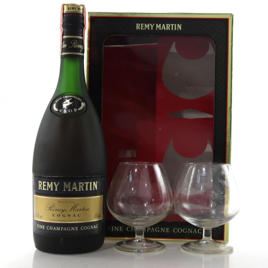 Rémy Martin VSOP Cognac - with Glasses x 2 Whisky | Whisky Auctioneer