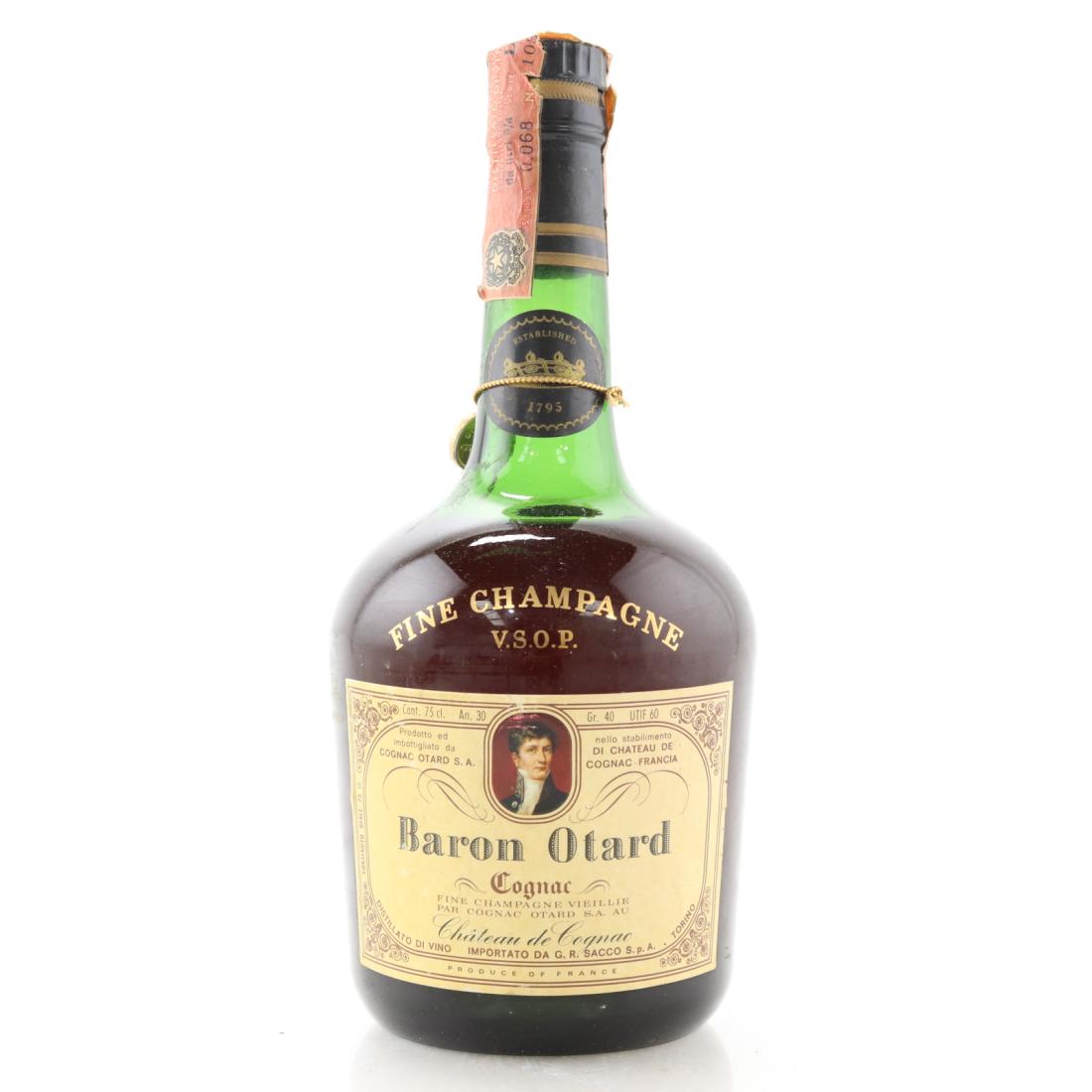 Baron Otard VSOP Champagne Cognac 1970s Whisky | Whisky Auctioneer